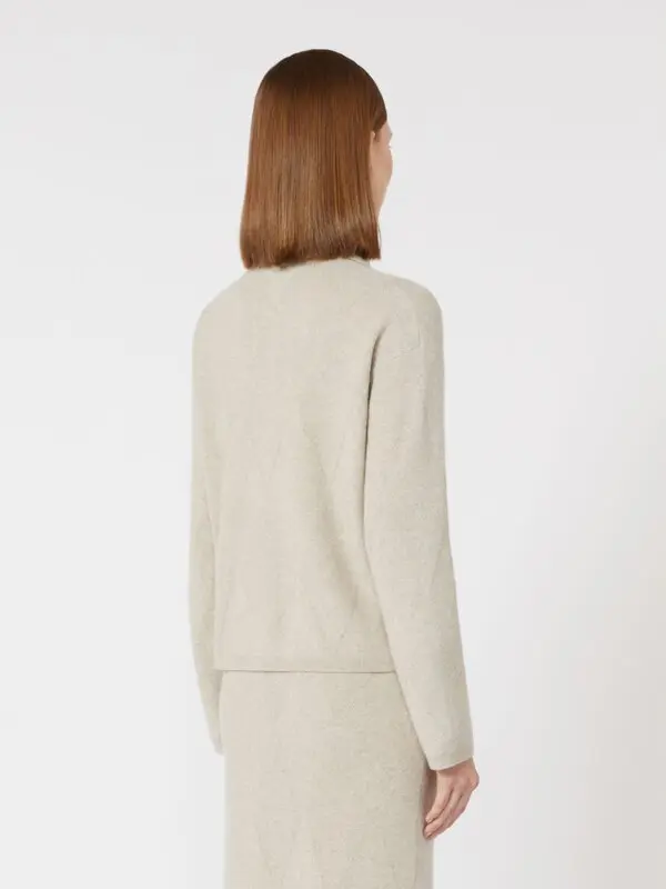 Max Mara Cashmere Knit Cardigan - Beige