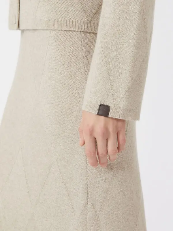 Max Mara Cashmere Knit Cardigan - Beige