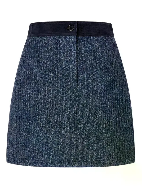STUDIO TOMBOY Knitted Mini Skirt - Blue