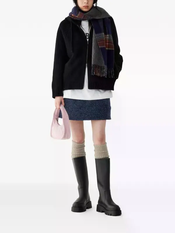 STUDIO TOMBOY Knitted Mini Skirt - Blue