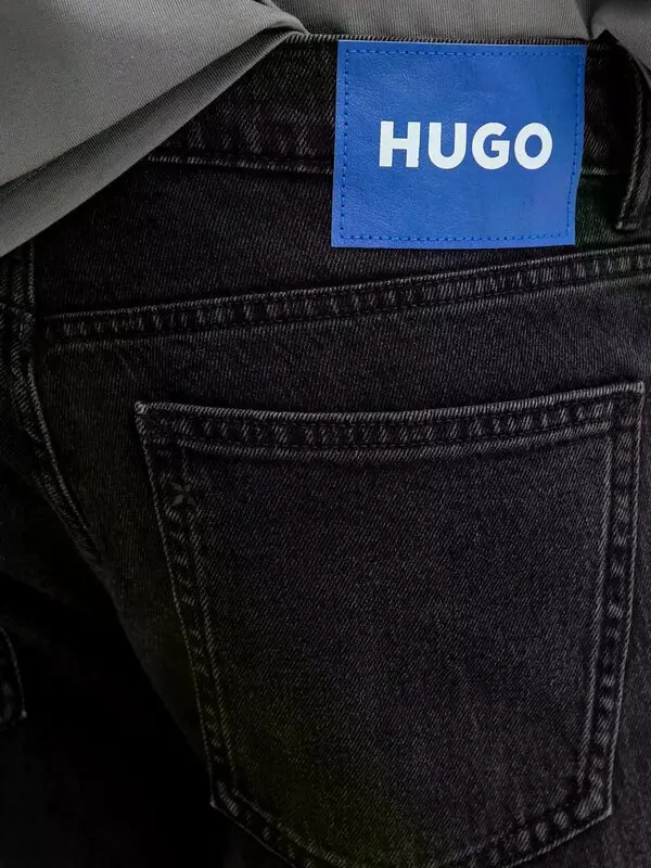 Hugo Tapered-fit Patch Pocket Jeans