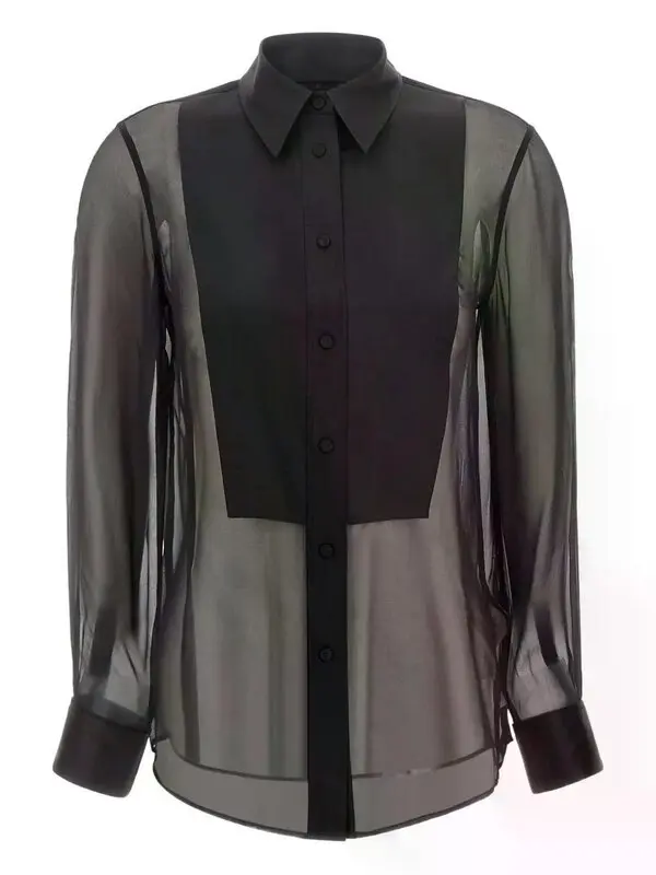 Filippa K Buttoned-up Sheer Shirt