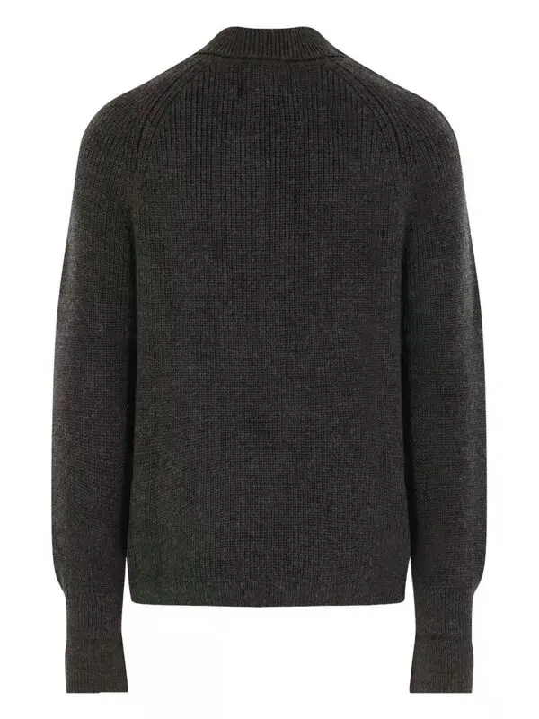 Barbour Zip-fastening Ribbed-knit Cardigan - Green