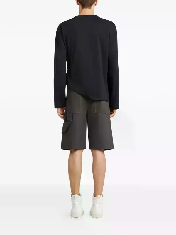 COURREGES Button-fastening Pockets Shorts