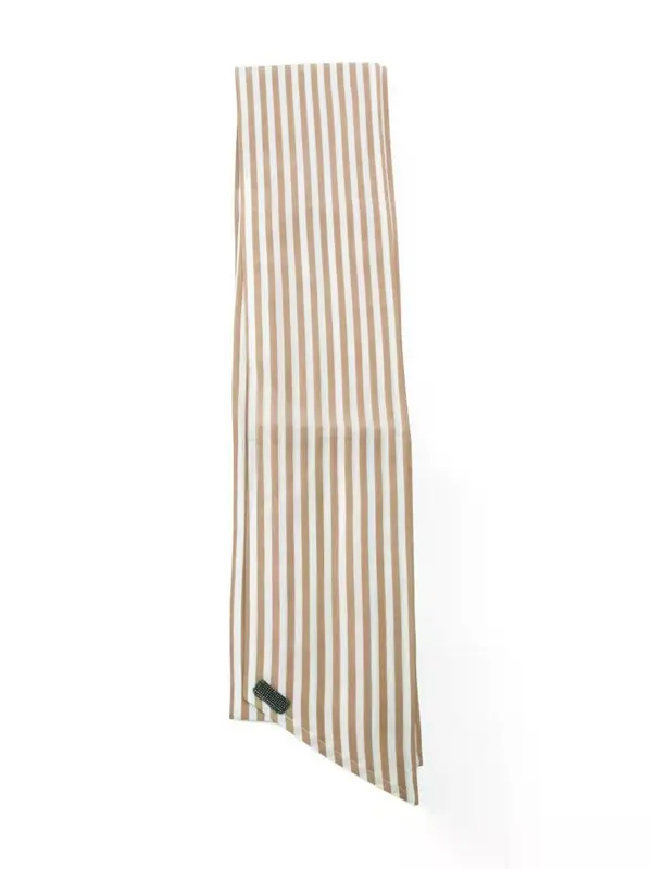 Brunello Cucinelli Striped Scarf - Neutrals