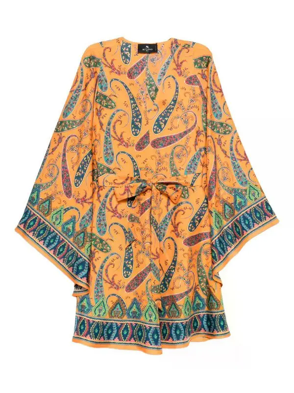 Etro Paisley Silk Dress