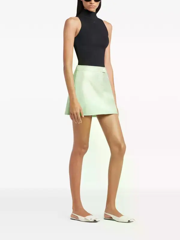 COURREGES Reedition Mini Skirt - Green