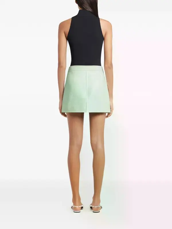 COURREGES Reedition Mini Skirt - Green