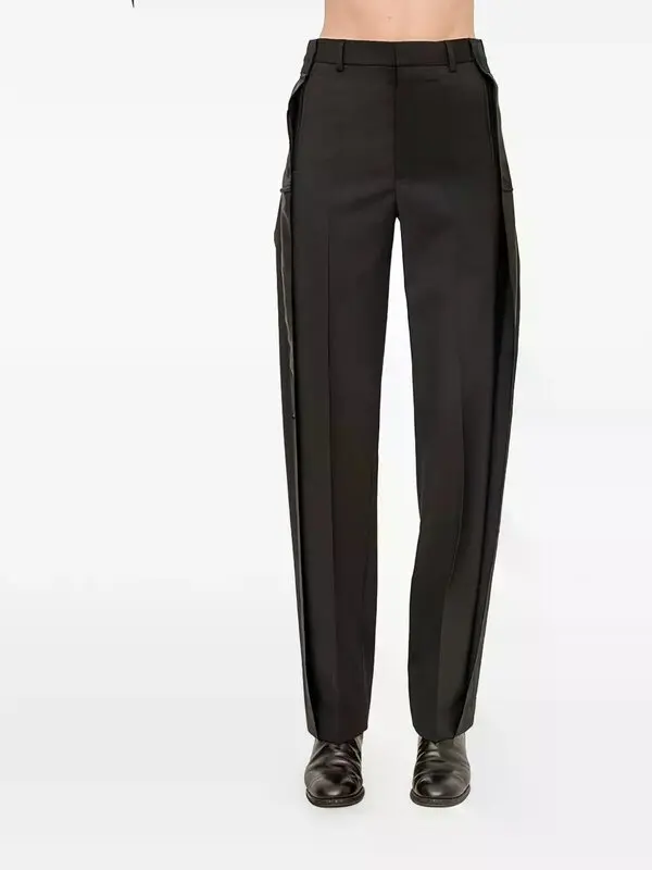 MAISON MARGIELA Satin-panel Trousers