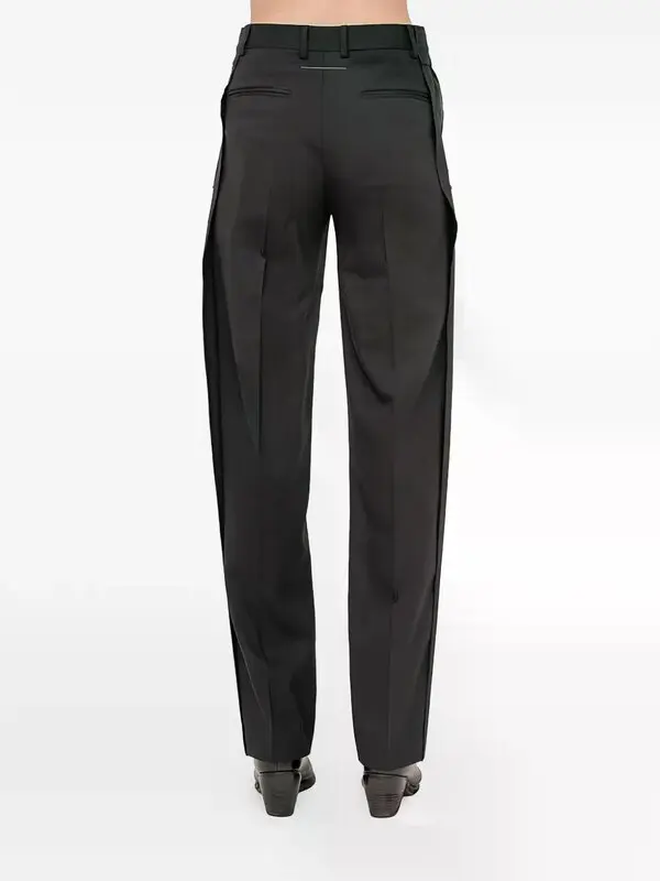 MAISON MARGIELA Satin-panel Trousers