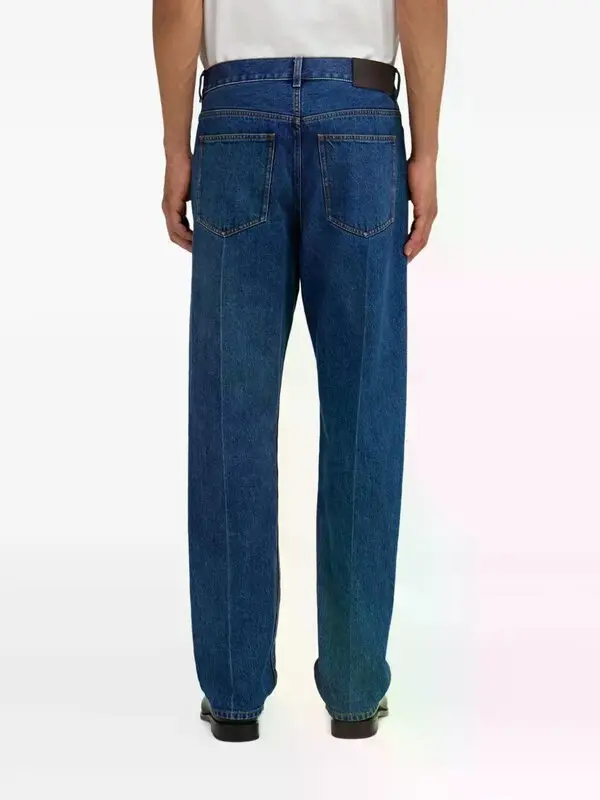 FERRAGAMO Embossed Five-pocket Jeans