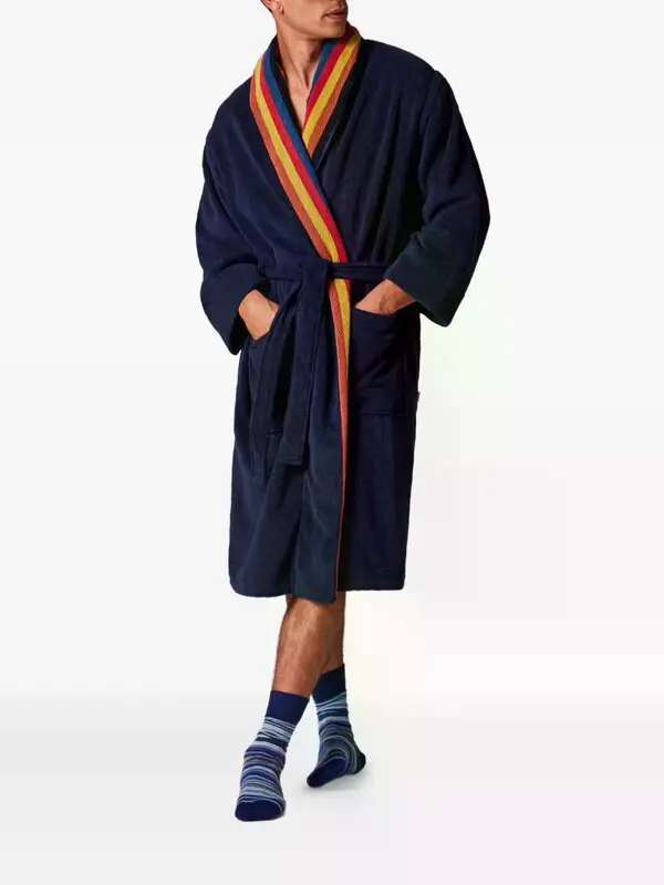 Paul Smith Striped-panel Robe