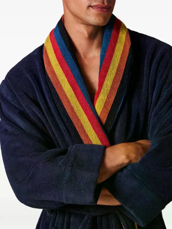 Paul Smith Striped-panel Robe