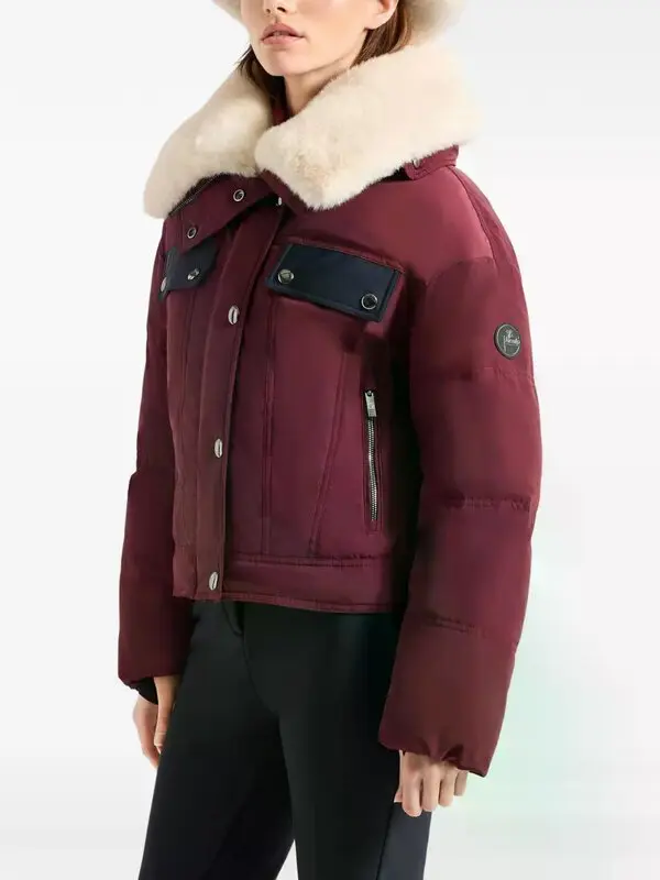Fusalp Lakki Faux-fur-collar Jacket - Red