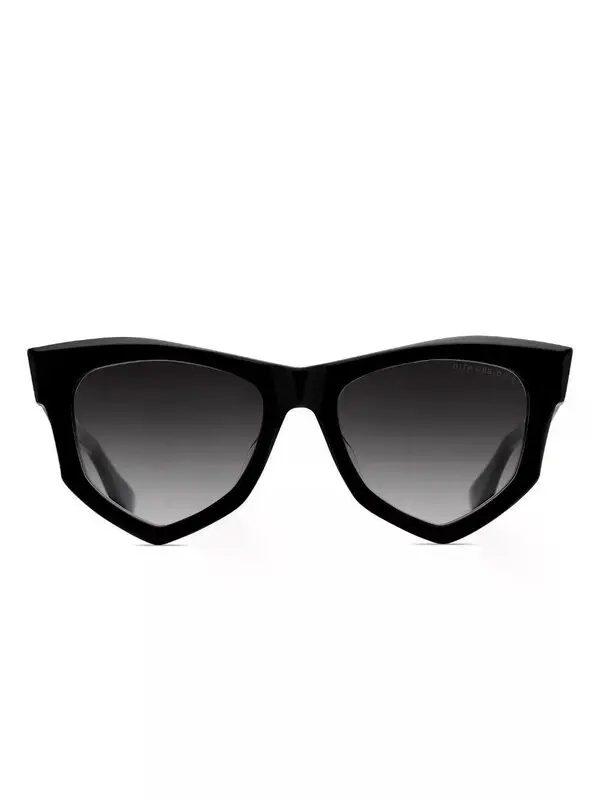 Dita Obsidion Geometric-frame Sunglasses - Black