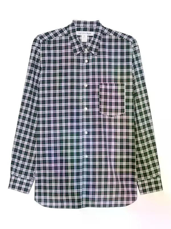 Comme Des Garçons Plaid-pattern Pocket Shirt