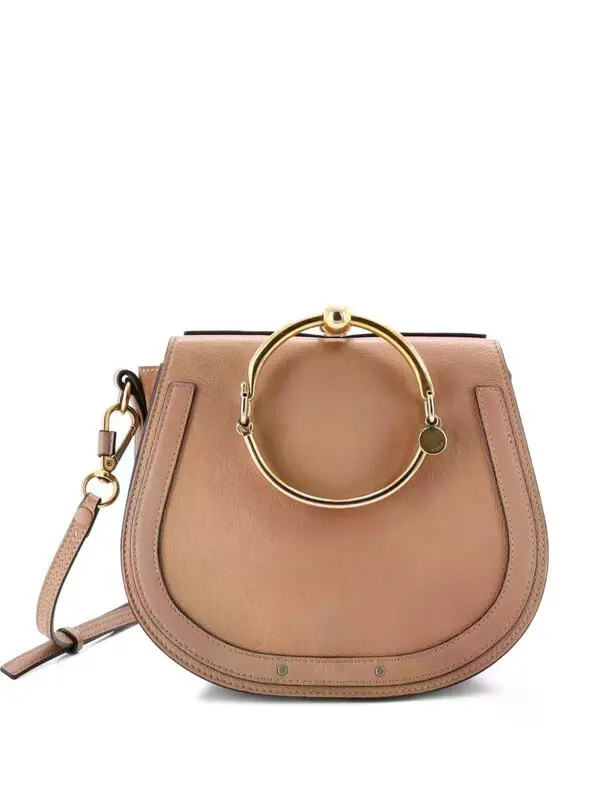 Chloé Nile Leather Medium Crossbody Bag - Brown