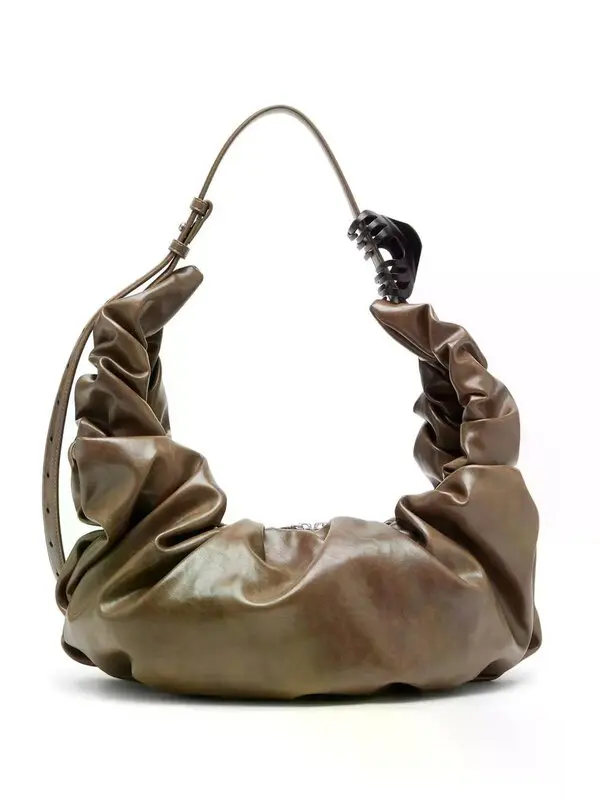 DIESEL® Gathered Shoulder Bag - Brown