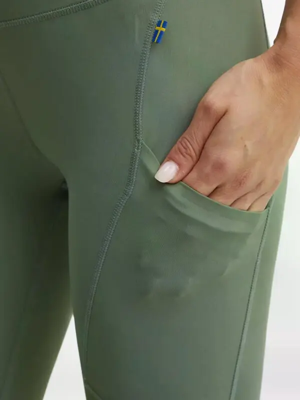 Fjallraven Abisko Pocket Leggings - Green