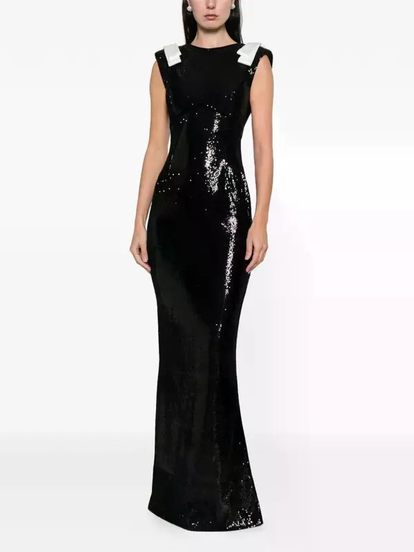 SILK LOVE & LACE Ofelia Sequin Maxi Dress