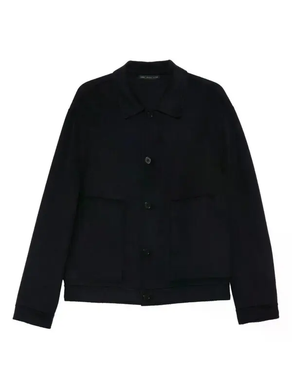 LOW BRAND Button-up Jacket - Blue