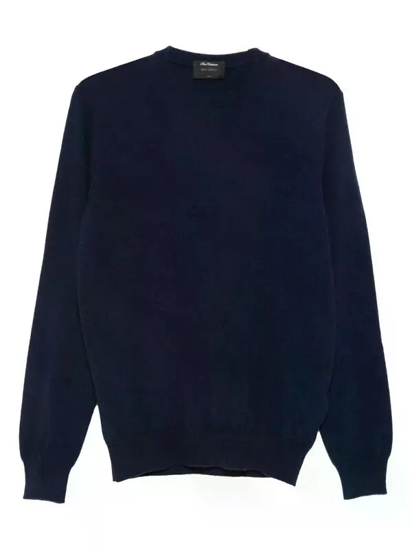 DELL'OGLIO Crew Neck Sweater - Blue
