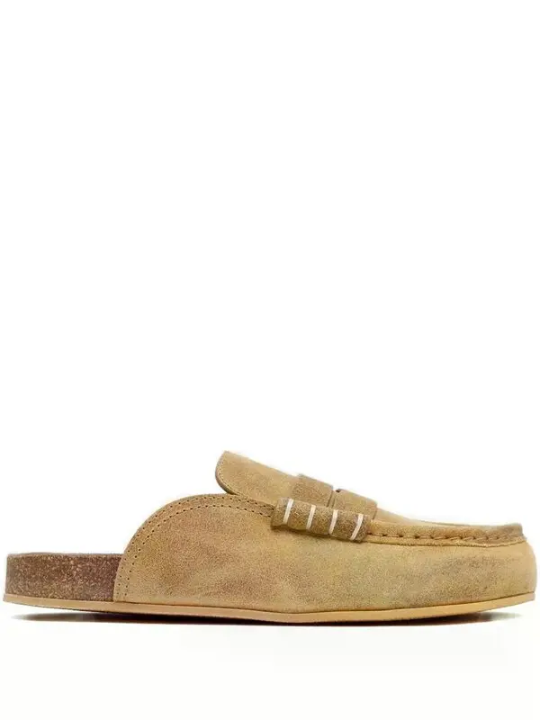 JW Anderson Stitch-detail Mules - Neutrals