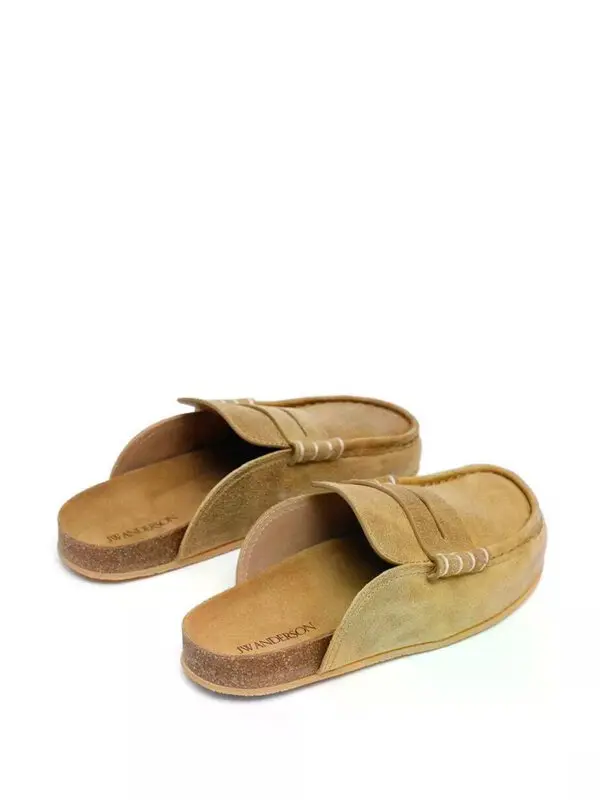 JW Anderson Stitch-detail Mules - Neutrals