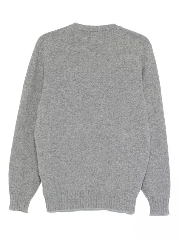 DELL'OGLIO Crew Neck Sweater - Grey