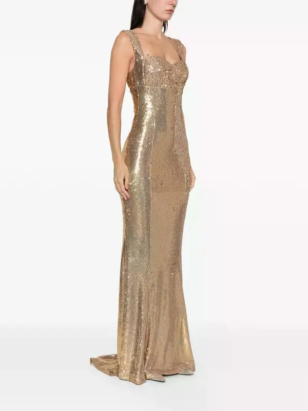SILK LOVE & LACE Annabel Sequin Maxi Dress