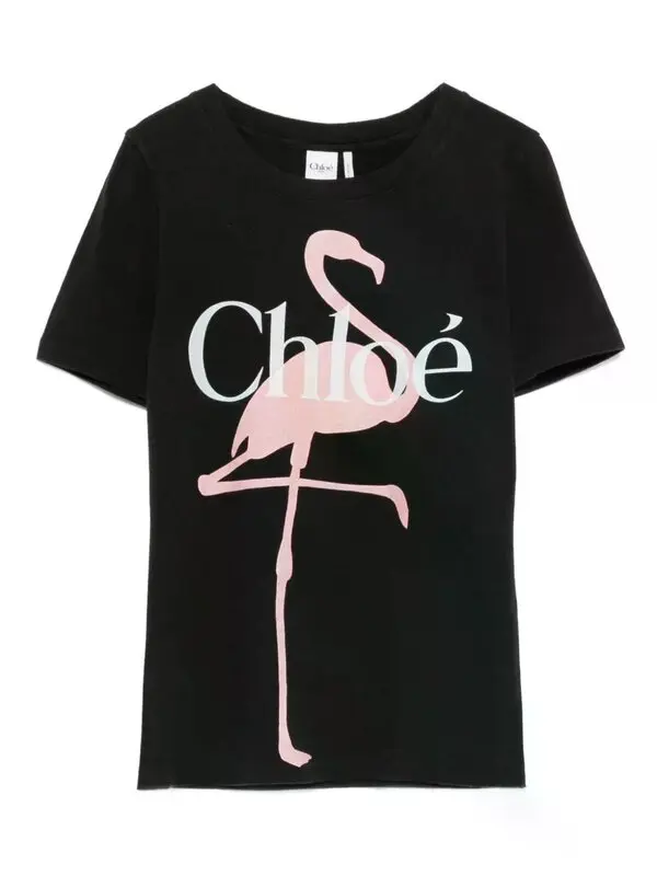 Chloé Logo T-shirt - Black