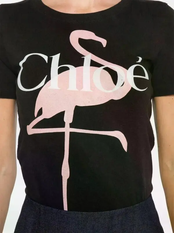 Chloé Logo T-shirt - Black