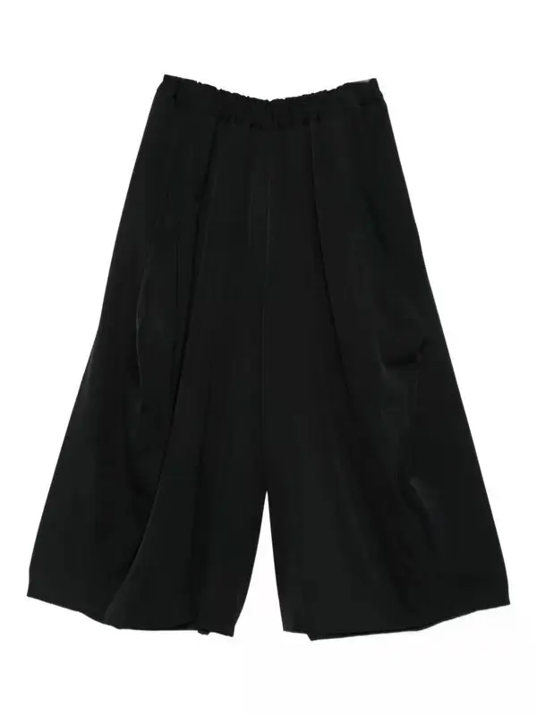 Comme Des Garçons Elasticated Wool Trousers - Black