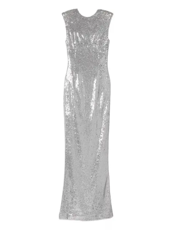 SILK LOVE & LACE Jamila Sequin Maxi Dress