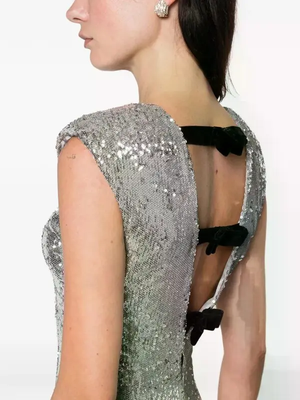 SILK LOVE & LACE Jamila Sequin Maxi Dress