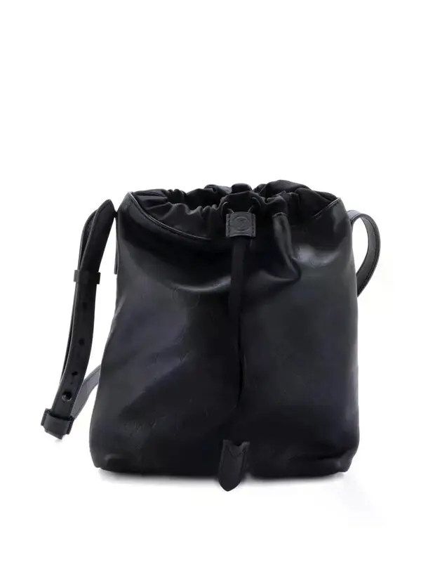LOUIS VUITTON Monogram Shadow Leather Nano Bucket Bag