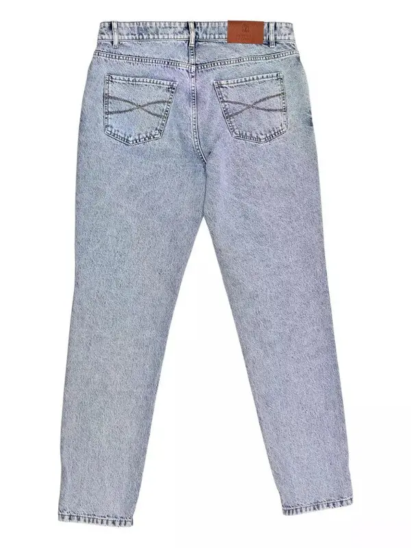 Brunello Cucinelli Embroidered Jeans