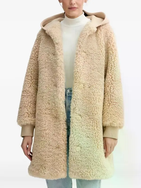 Marc O'polo Teddy-texture Hooded Coat