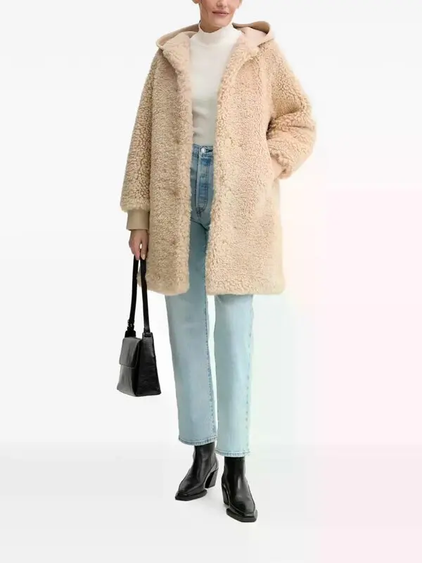 Marc O'polo Teddy-texture Hooded Coat