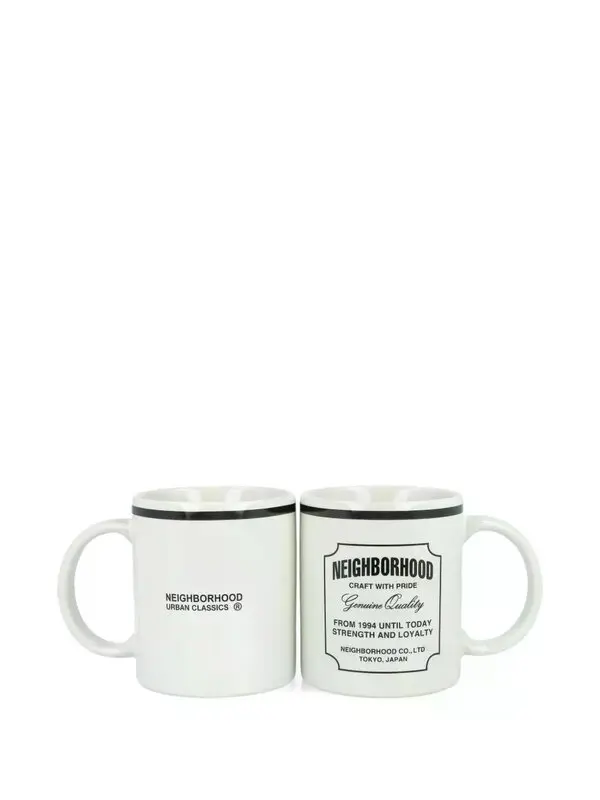 NEIGHBORHOOD Logo-detail Mug - White