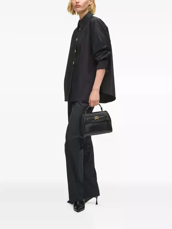 Karl Lagerfeld Small K/autograph Satchel - Black