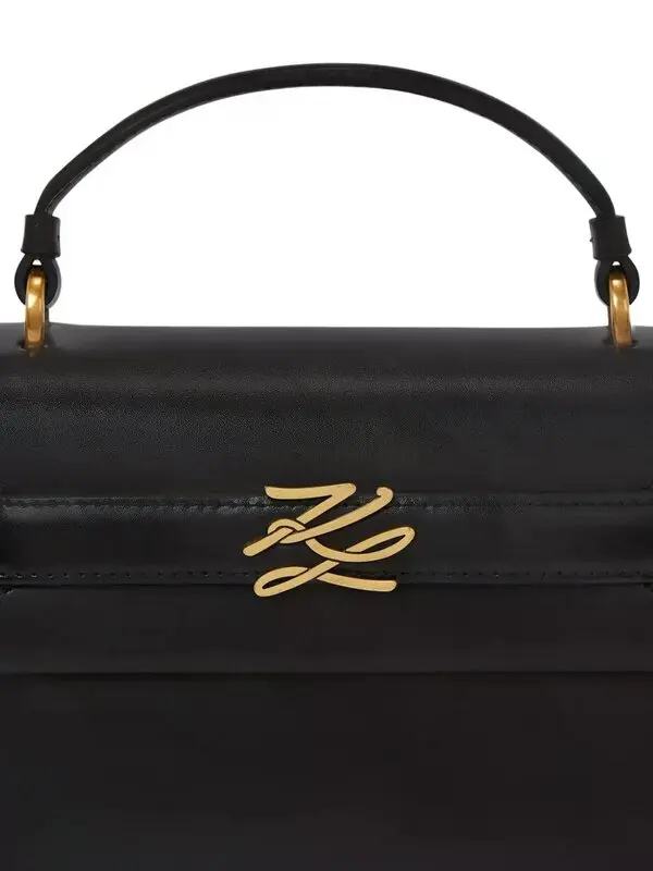 Karl Lagerfeld Small K/autograph Satchel - Black
