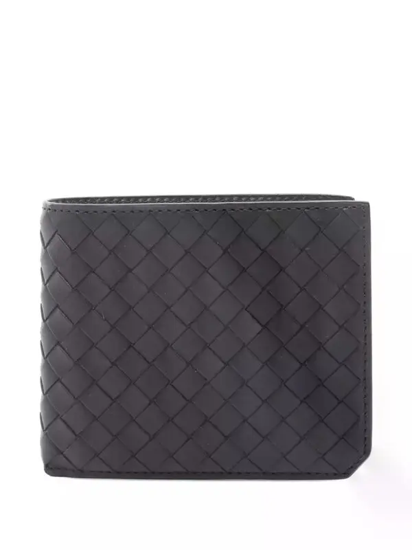 Bottega Veneta 2012-2025 Intrecciato Piccolo Wallet Small Wallets - Black