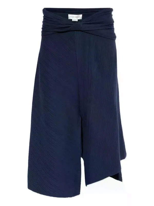 Victoria Beckham Midi Skirt With Knot Detail