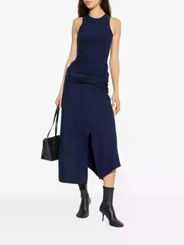 Victoria Beckham Midi Skirt With Knot Detail