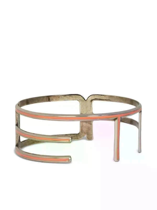 Etro Logo-plaque Bracelet - Silver