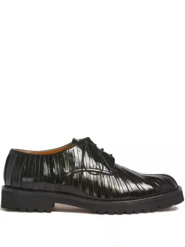 Marni Leather Strip Derby Shoes