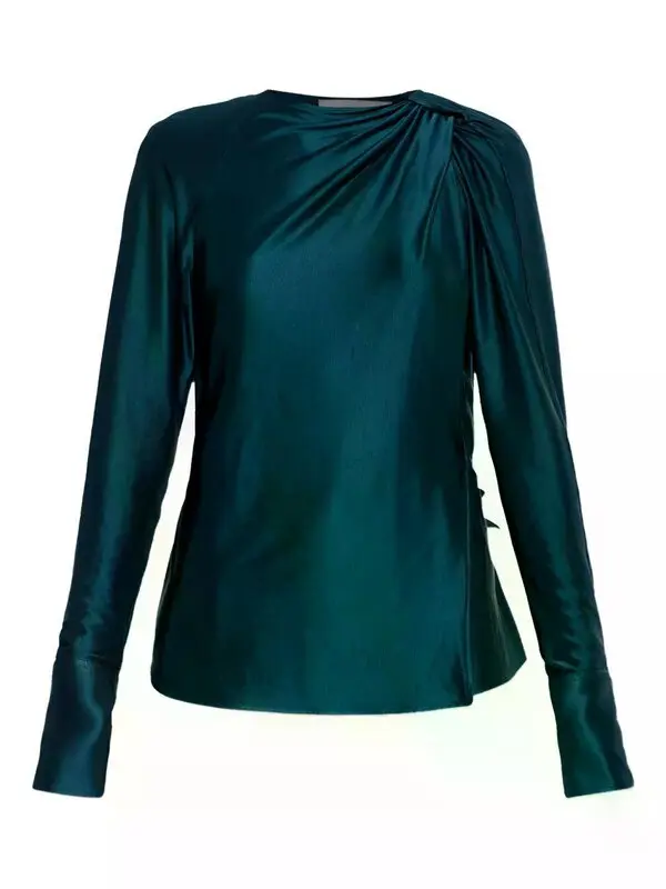 Victoria Beckham Long-sleeve Blouse - Blue