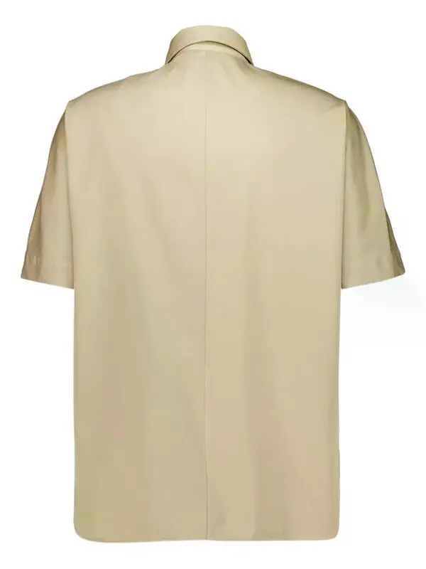 Givenchy Short-sleeve Cotton Shirt - Neutrals