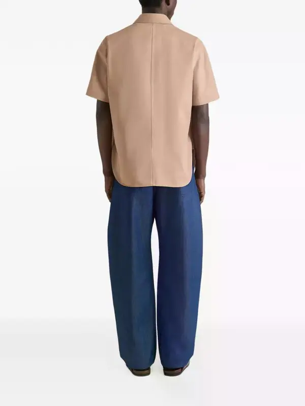 Givenchy Couture Seam Shirt In Cotton With Logo Patch